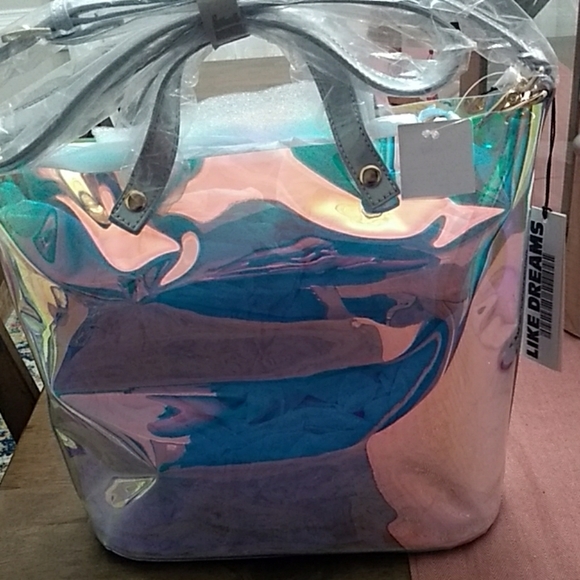 like dreams | Bags | Sale Iridescent Large Handbag | Poshmark